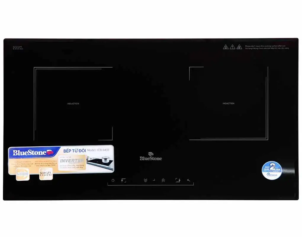 Bếp Từ Đôi Lắp Âm Bluestone ICB-6833