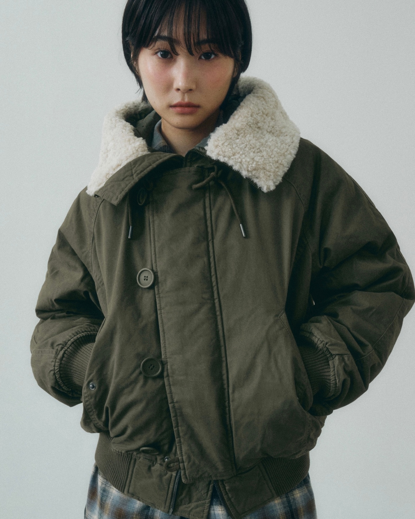 CGP SHORT PADDING FLEECE NECK
