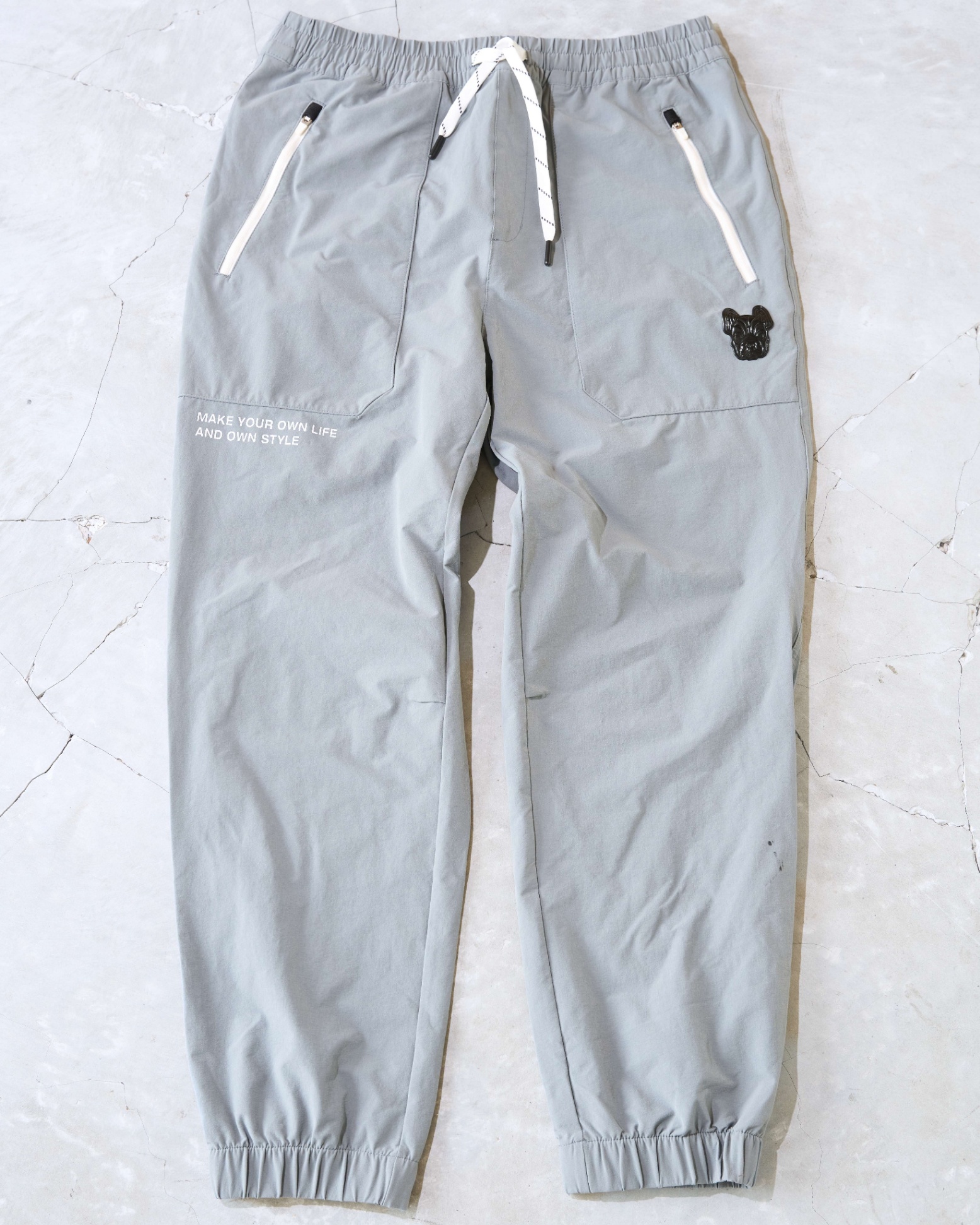 LIFEWOR RUBBER TAG JOGGER PANTS