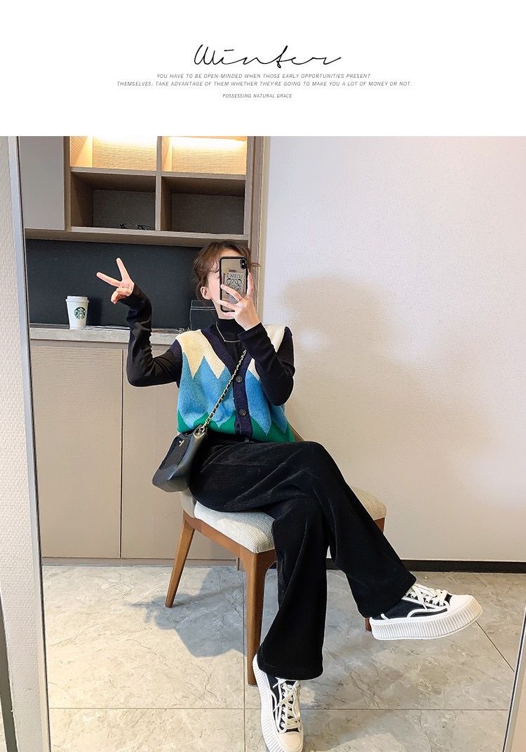 ÁO LEN GHILE PHỐI TRÁM XANH CHO NỮ